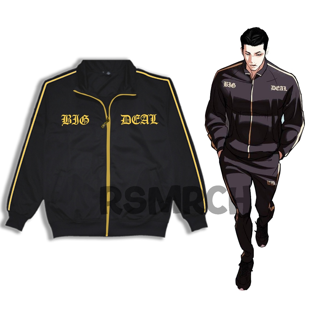 Tracktop Jacket Big Deal Crew Comic Lookism Kim Gimyung Bigdeal Manhwa ...