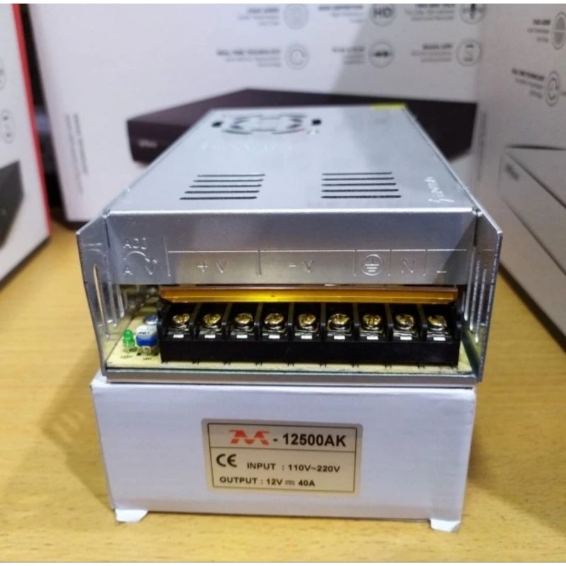 Cctv Power Supply 12V 40A Power Supply Swiching 40 Amper 12 Volt PSU ...