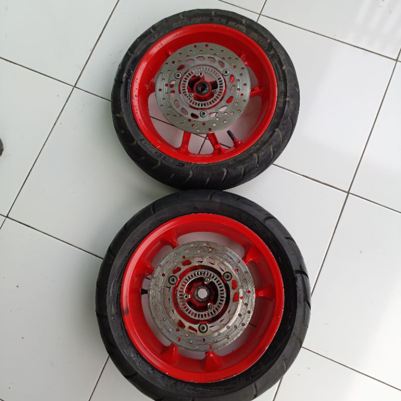 Rims set Front Rear ori original Yamaha nmax old n max lama 2DP ...