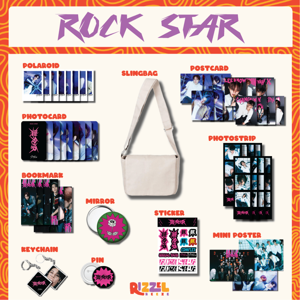 Fankit STRAY KIDS ROCK STAR FANKIT STRAY KIDS UNOFFICIAL FANKIT KPOP ...