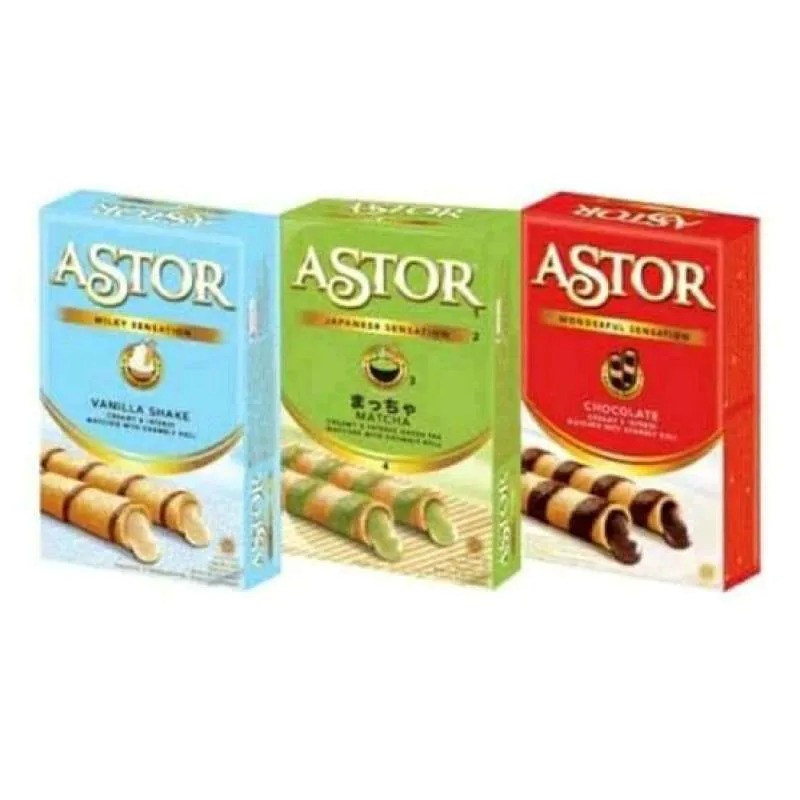 Astor Wafer Roll Stick Double Chocolate Snack Biscuits Chocolate ...