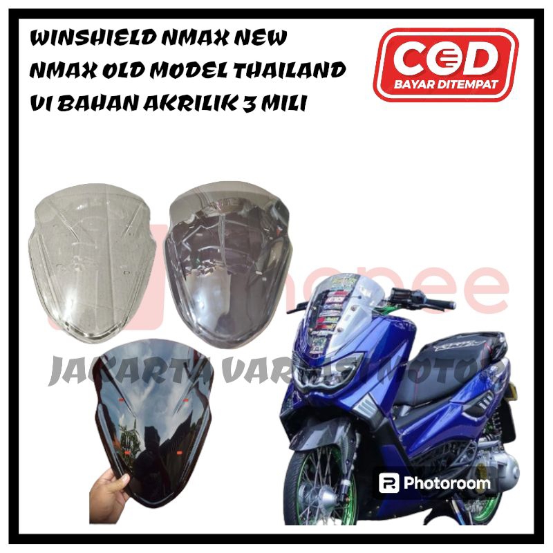 Winshield Visor variations of Thai models V1 pnp yamaha nmax old & nmax ...