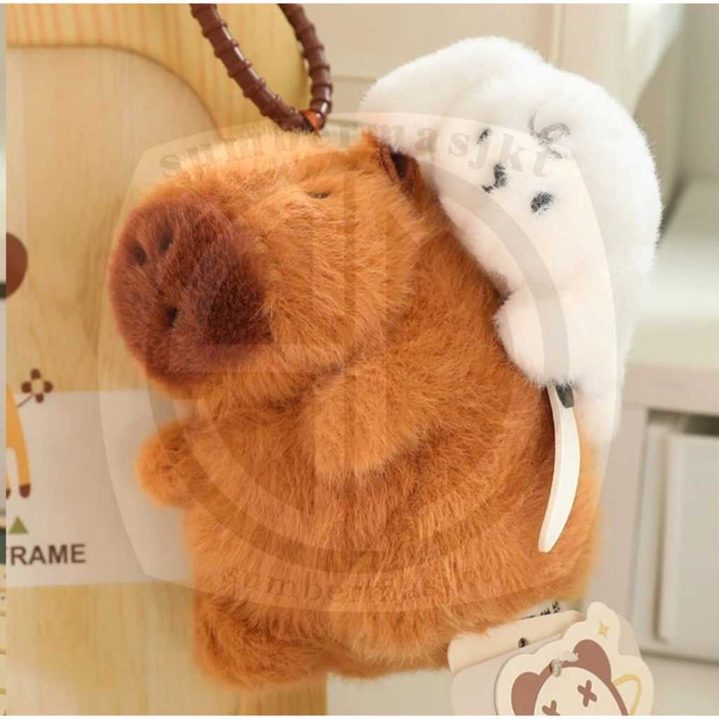 GANTUNGAN Capybara Keychain/Capybara Bag Charm/Capybara Keyring ...