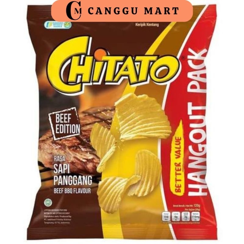 Chitato Beef Barbeque Hangout Pack 120 gr Roast Beef | Shopee Singapore