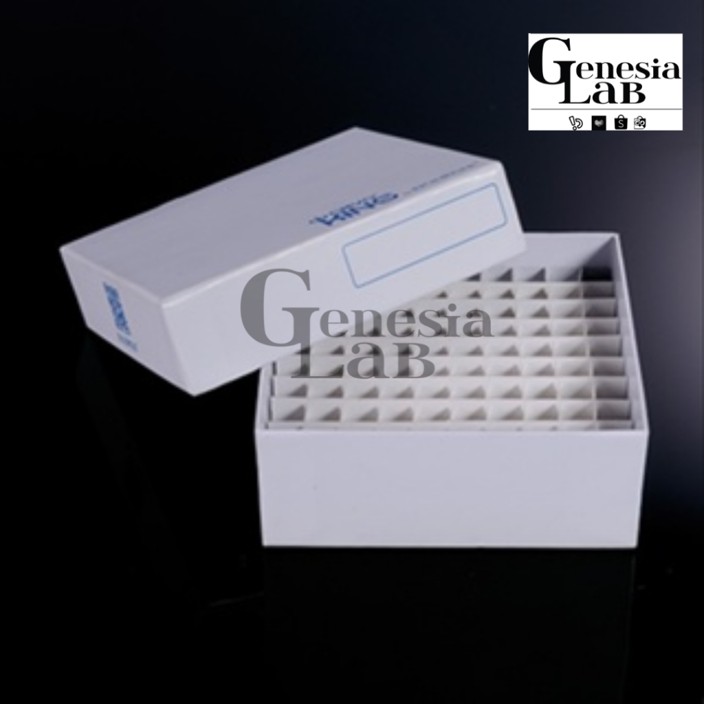 Biological Cryobox White 2 Inch Sample Box Tube 1.5 ml 81 well / 90 ...