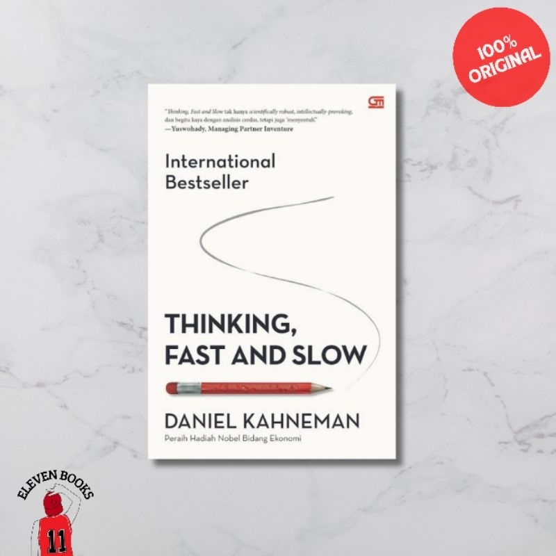 Original Thinking, Fast and Slow Book - Daniel Kahneman (Gramedia ...