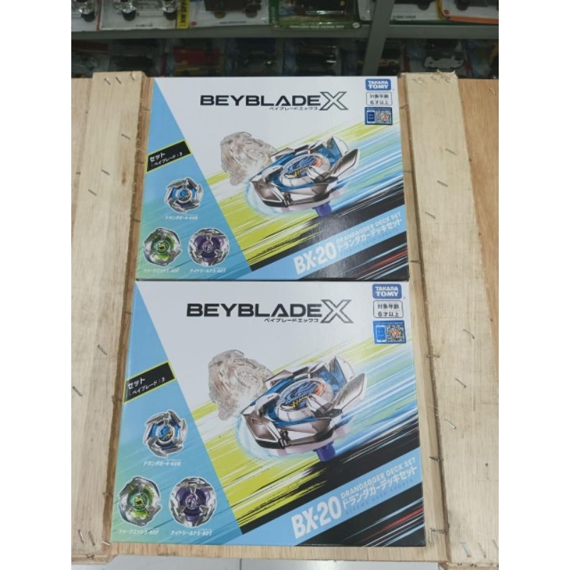 Takara TOMY BEYBLADE X BX-20 DRANDAGGER DECK SET DRAN DAGGER | Shopee ...