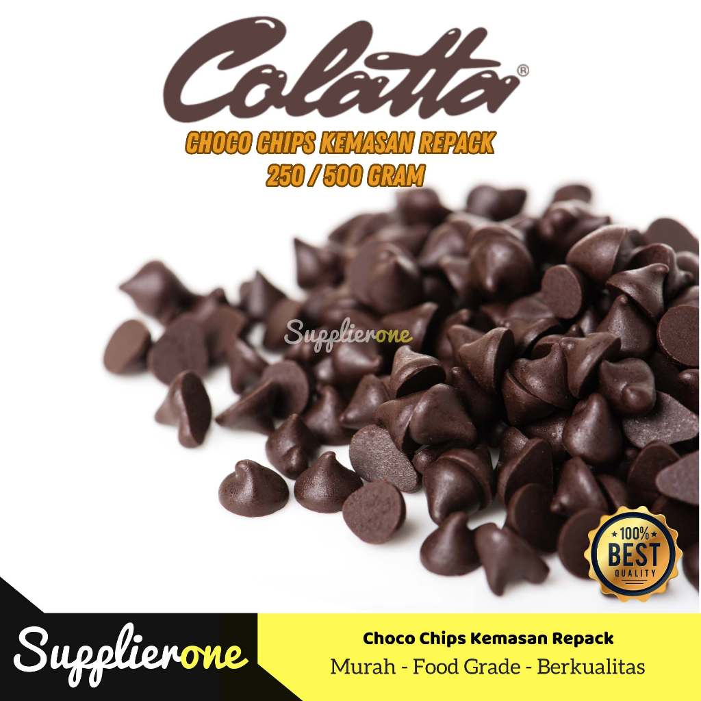 Chocochips Colatta Repack 250gr - 500gr / Choco Chips Chocolate Colatta ...