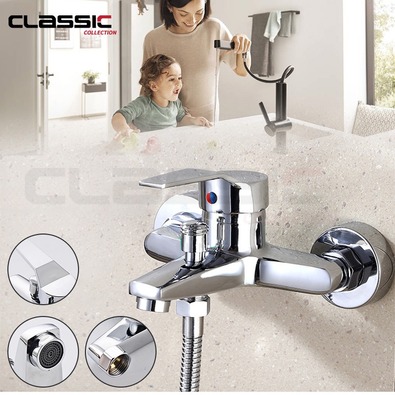 Bathtub Faucet Hot Cold Mixer Faucet Bathtub shower Faucet shower ...