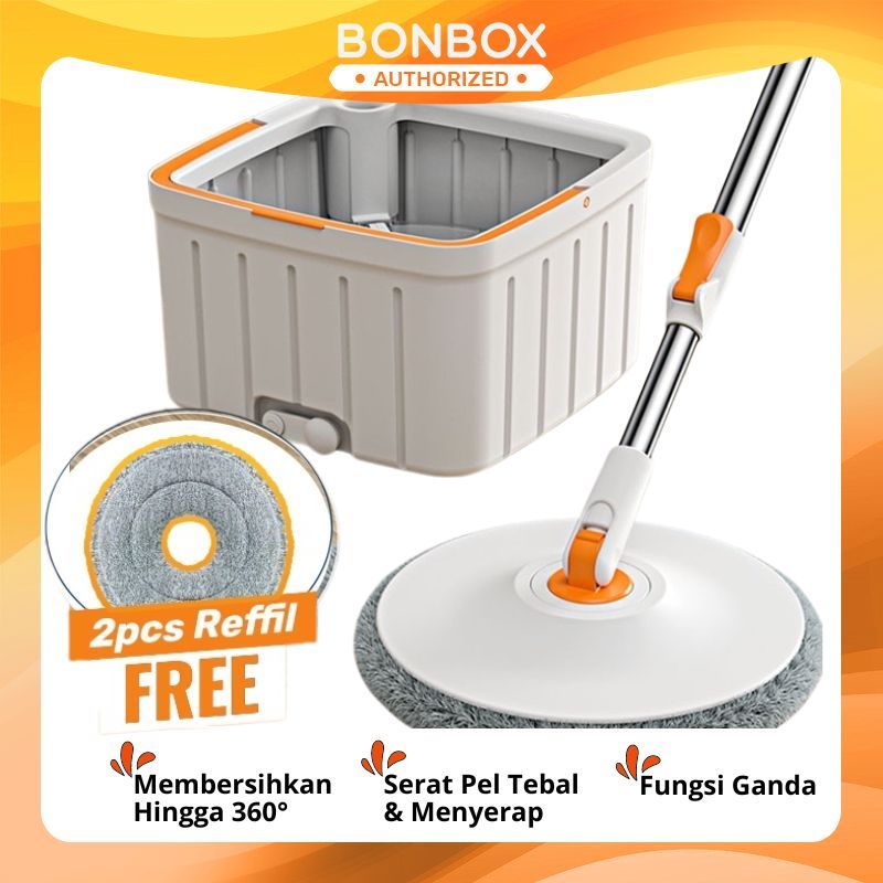 Bonbox Spin Mop BM-001 Automatic Spin Mop Without Wringing Floor Mop ...