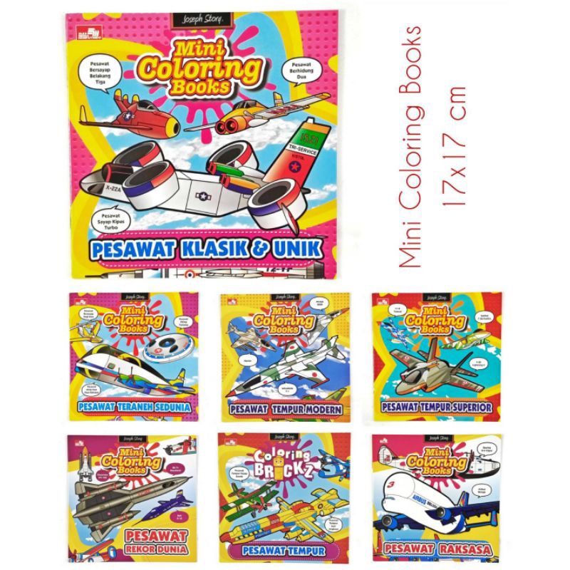 Mini Coloring Books - Giant Planes, fighter planes, World Record Planes ...