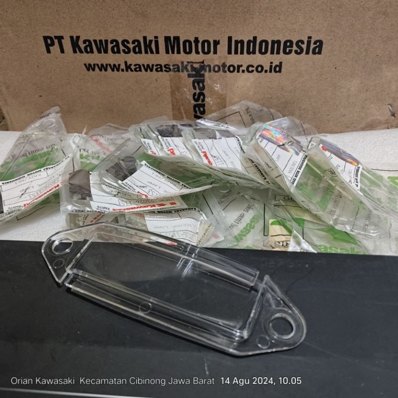 Mika under the rear light mika number plate kawasaki kaze old original ...