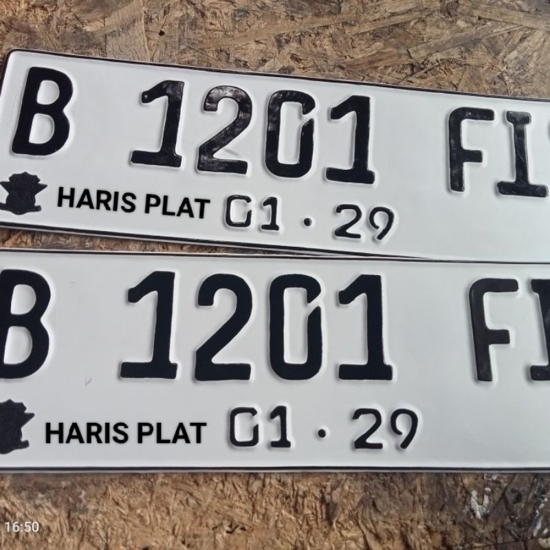 Car Number Plate New FONT & Old FONT. Logo Pack. Thick Material ...