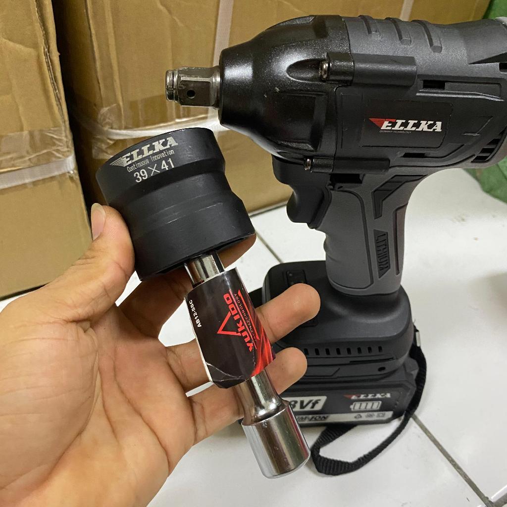 MATA Double Head Socket Package CVT Block Shock Eye 39x41 mm + Extension Bar 5" CVT Shock Lock ...