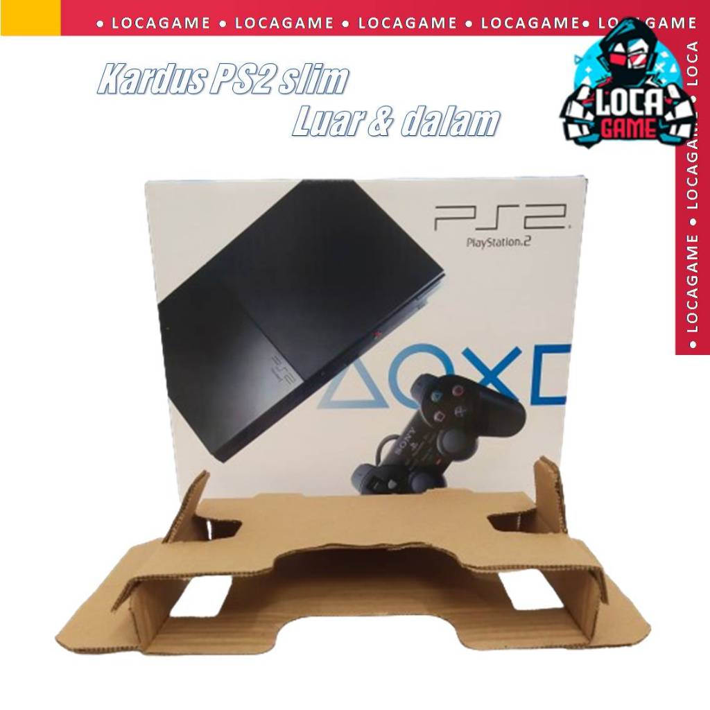 PS2 Slim cardboard box pack complete with outer and inner boxes | PS2 ...