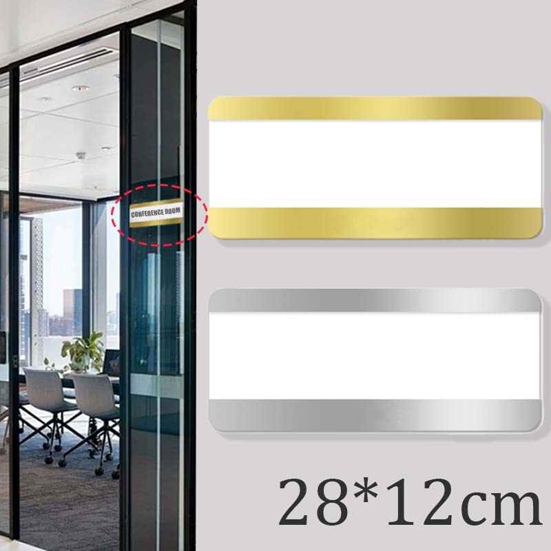 Office Room Nameplate Sliding Nameplate Universal Wall Acrylic ...