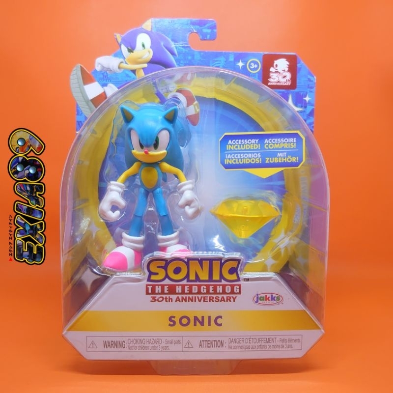Sonic The Hedgehog 30th Anniversary 4-Inch Articulated Action Figure ...
