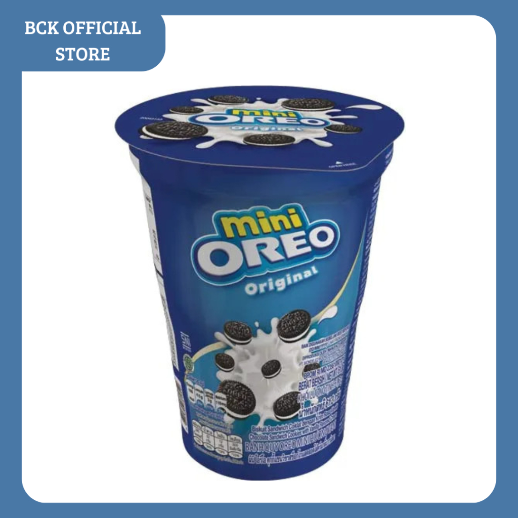 Oreo Mini Original 61.5gr Glass Packaging (pcs) | Shopee Singapore