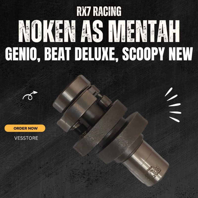Raw Axle Noken Rx7 Racing Genio Beat Deluxe Scoopy New | Shopee Singapore