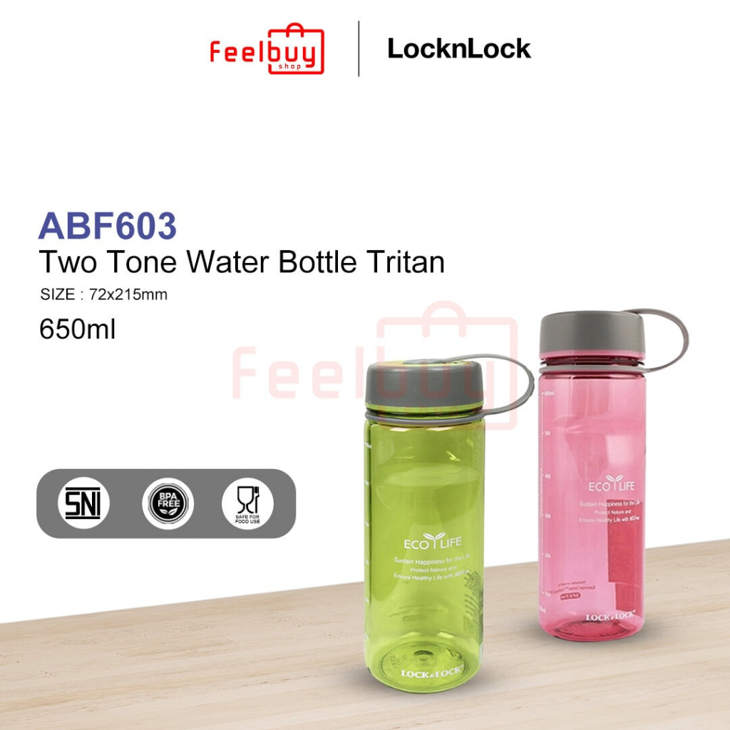 Lock&lock Two Tone Tritan Drinking Water Bottle 650mL | Shopee Singapore
