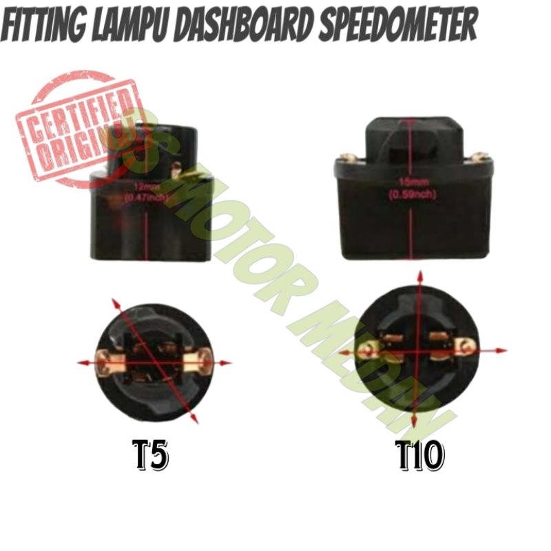 Universal SPEEDOMETER DASHBOARD TWIST LOCK LIGHT FITTINGS | Shopee Singapore