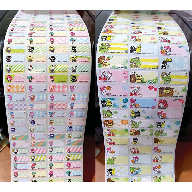 Sanrio TROOP ORI premium waterproof Name label | Shopee Singapore