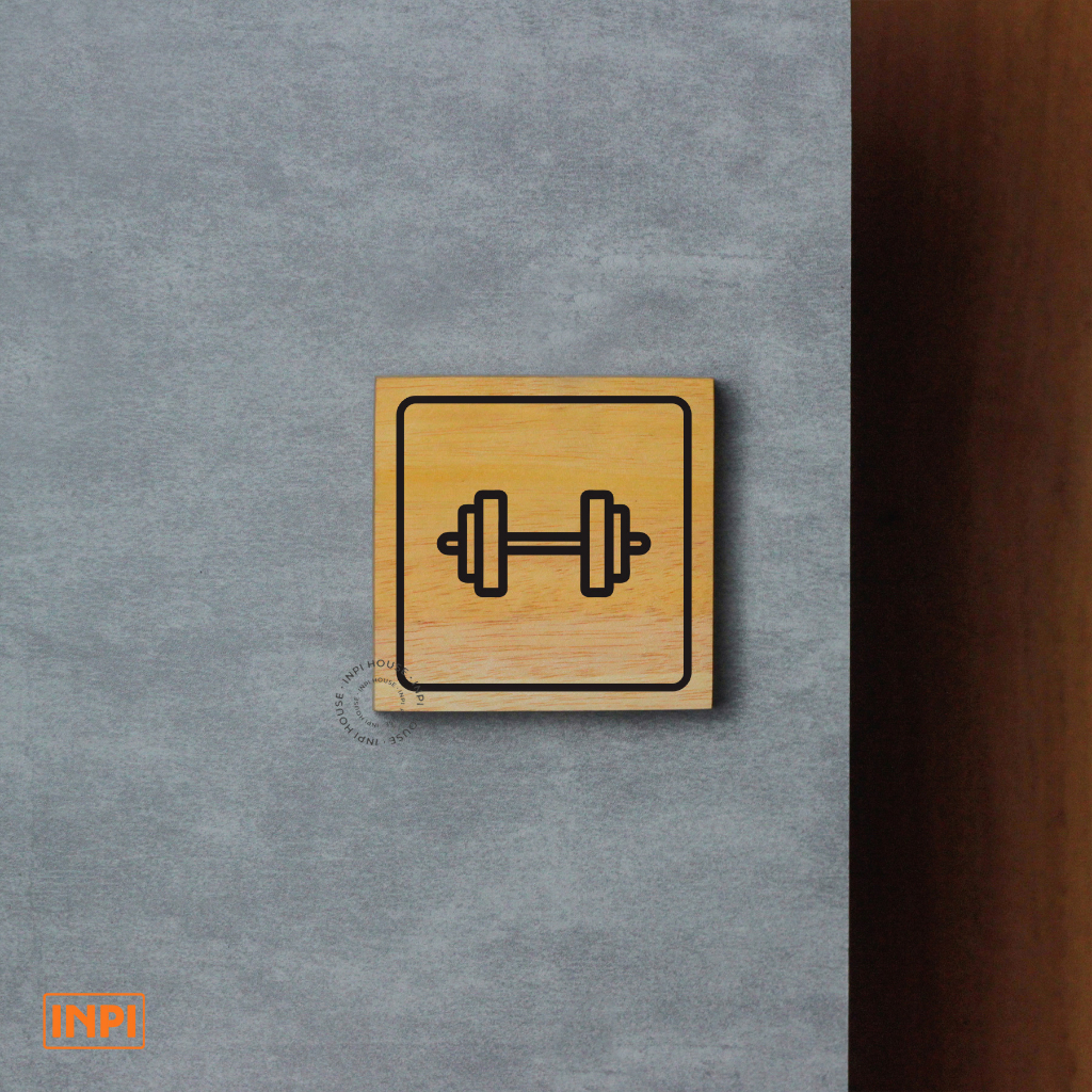 Gym sign system - wall sign - gym area marker board - gym area signage ...