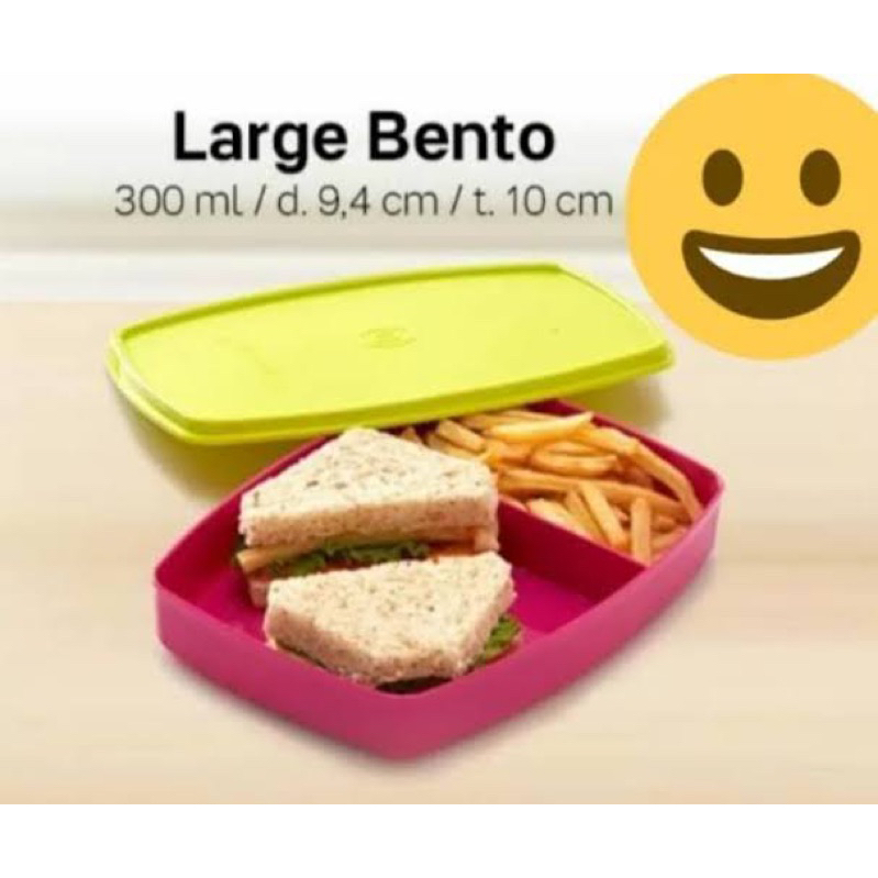 Large bento original new tupperware | Shopee Singapore