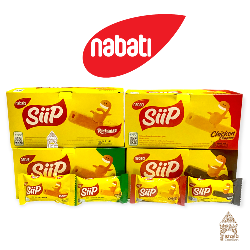 Richeese Nabati Siip Complete Flavor BOX (Contents 20 pcs) | Shopee ...