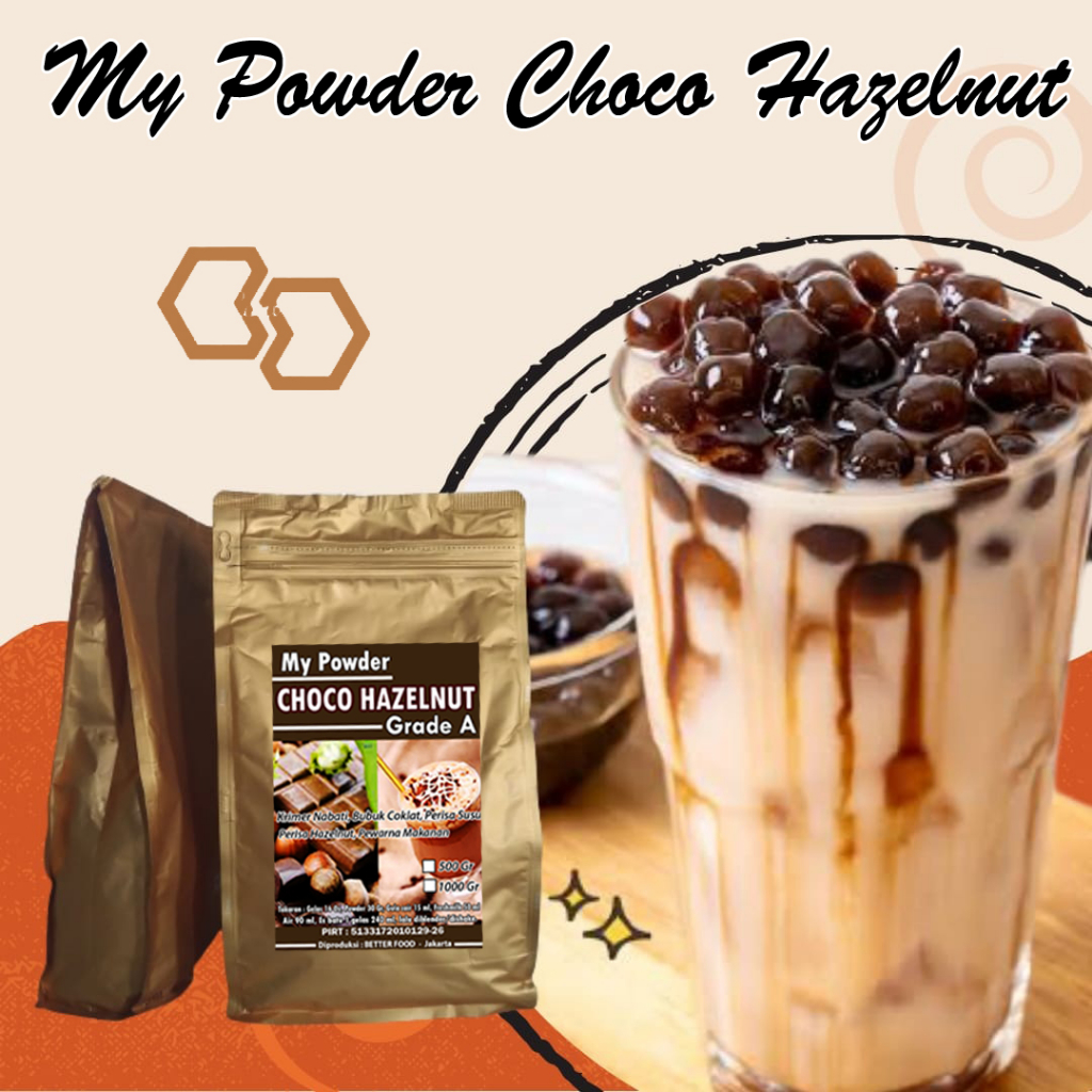 My Powder Choco Hazelnut Flavored Drink Grade A 1 Kg | Shopee Singapore