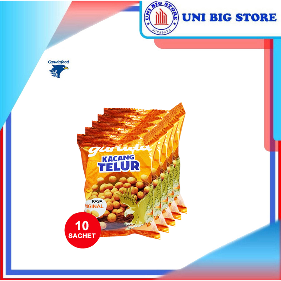 Garuda Original Egg Nuts 16gr x 10 Sachets | Shopee Singapore