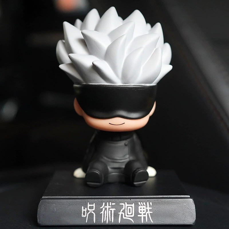 Bobble Head Shake Head Jujutsu Kaisen Car Dashboard Display Gojo ...