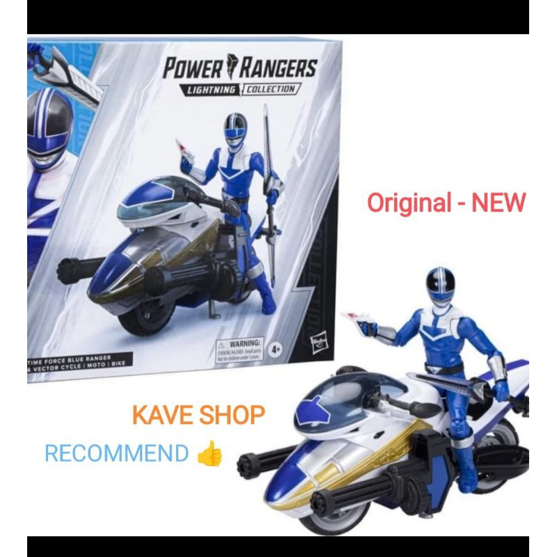 Power Rangers Time Force Blue Ranger Vector Cycle MotoBike - Original ...