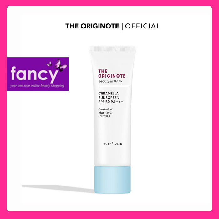 The Originote SUNSCREEN GEL SPF50 PA++ Ceramella Skin Barrier | Shopee ...