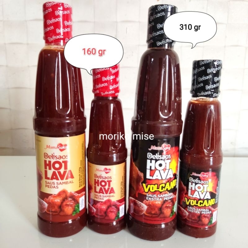 Mamasuka hot lava/VOLCANO mamasuka chili sauce extra Spicy chili sauce ...
