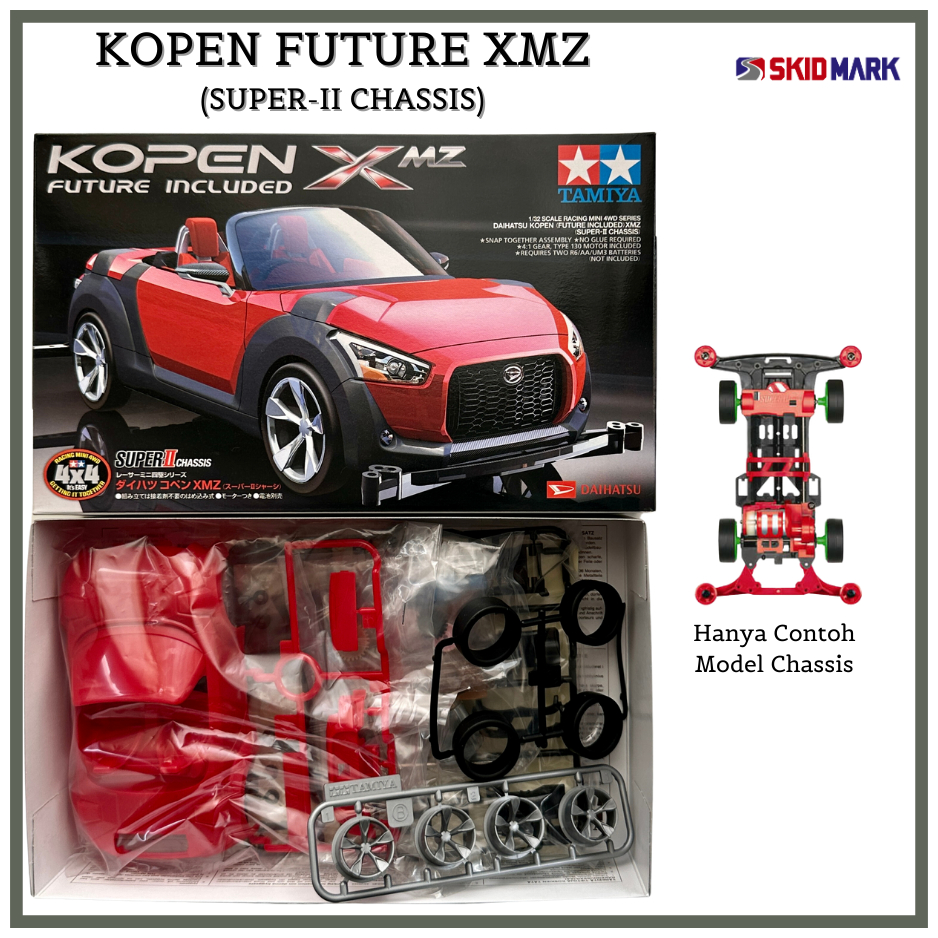 Tamiya Mini 4WD Assembly Car - Kopen Future XMZ Super II Chassis ...