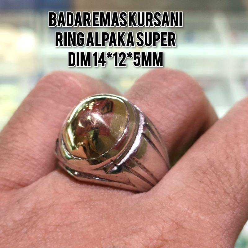 Ancient KURSANI Gold Badr Stone RING Alpaca RING | Shopee Singapore