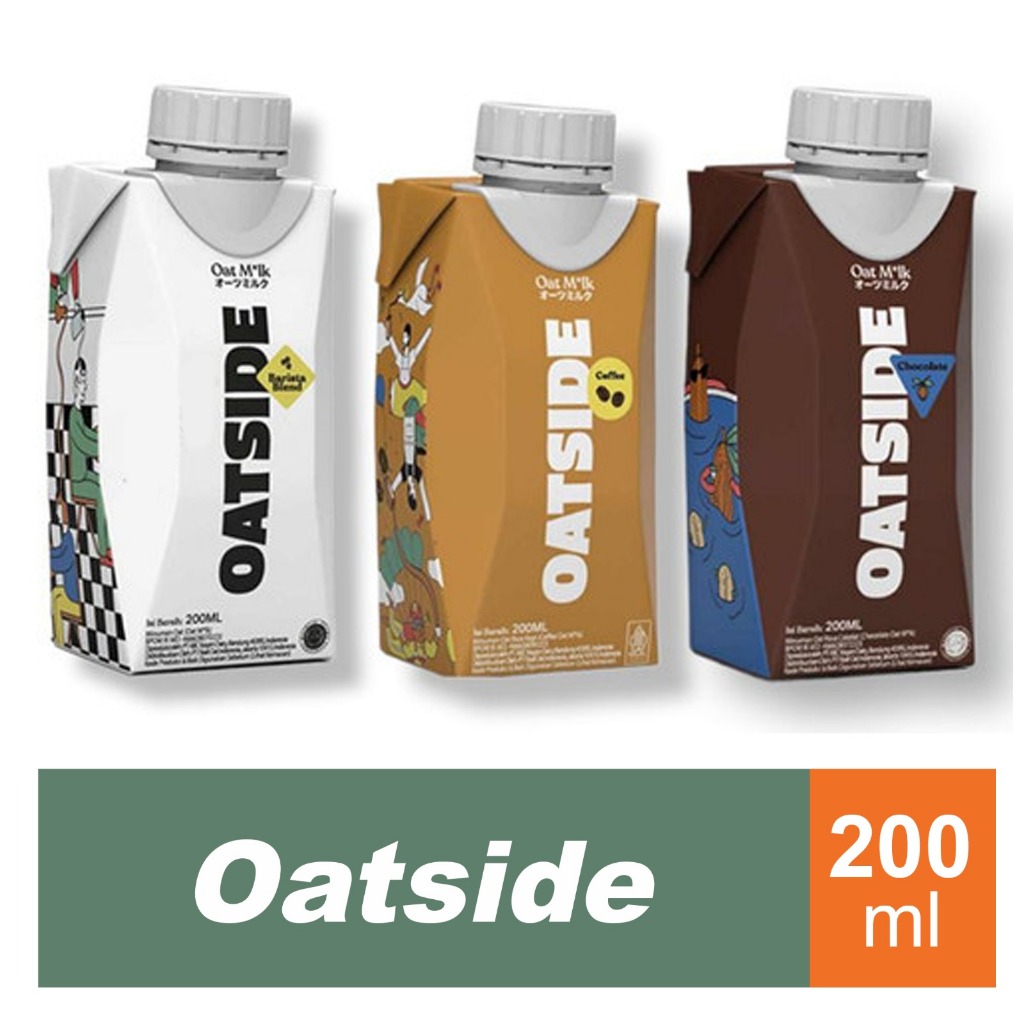 Oatside Mini Coffee Oat MIlk 200ml HALAL | Shopee Singapore