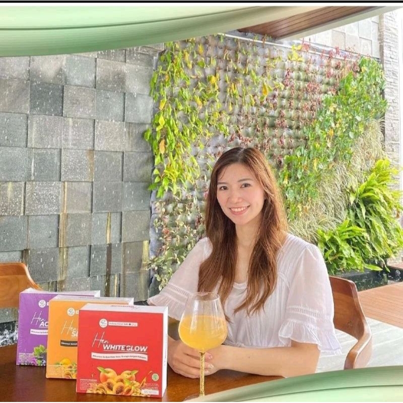 Dr.hen Collagen Acne&Glow 1 box Contains 16 Sachets Of Collagen Drink ...