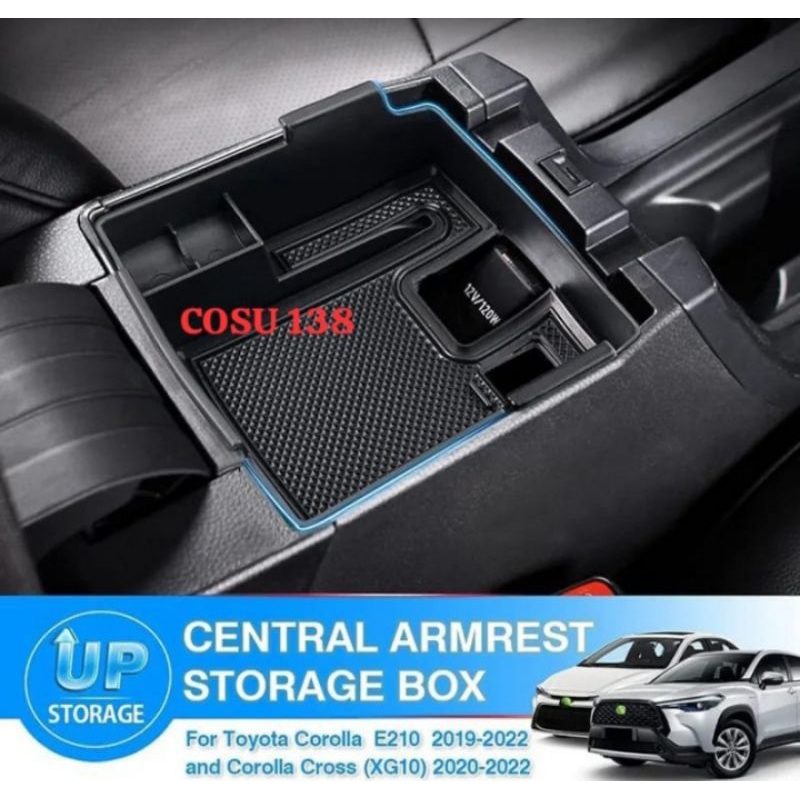 Console Consule Box Tray Armrest Central Toyota Corolla Cross Altis ...