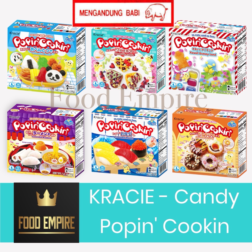 KRACIE Popin Cookin | DIY Candy Crafts for Kids | Popin'Cookin' Japan | Shopee Singapore