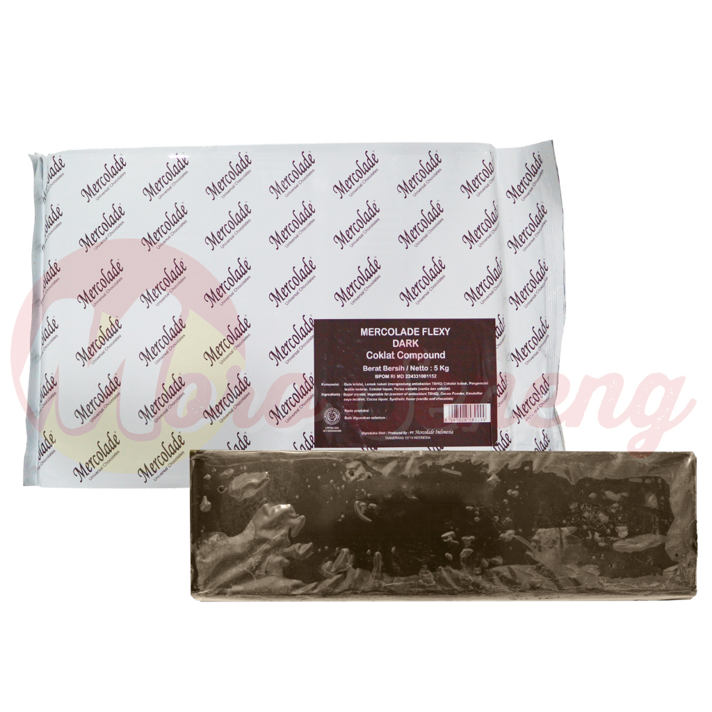 Mercolade Flexy 500 gr Repack Dark Chocolate Compound Chocolate Block ...