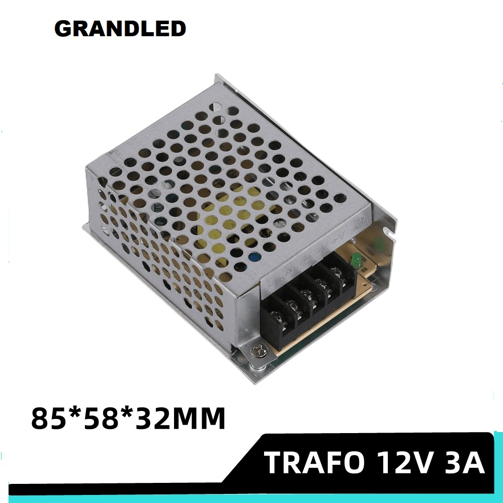 Power Supply Adapter Switching Transformer LED Strip 12V 3A 12volt 3 ...