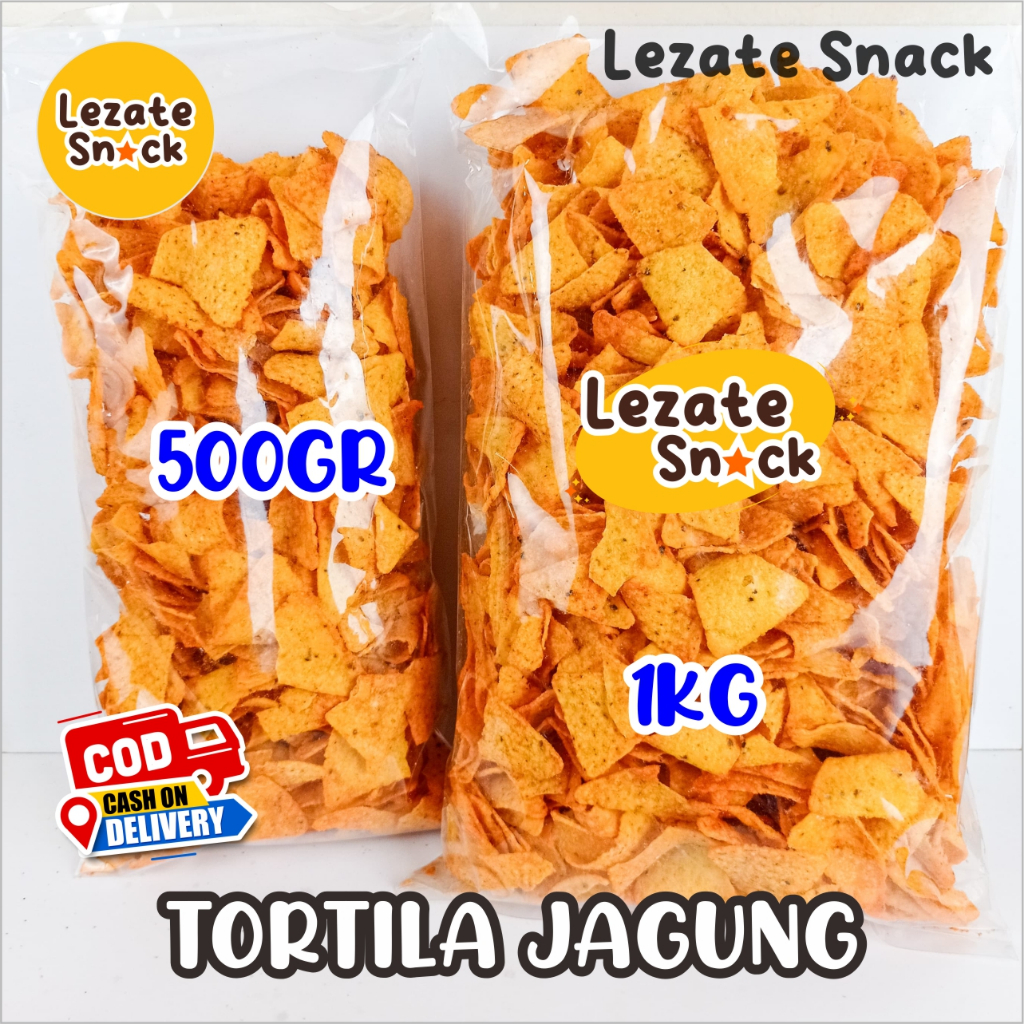 Happy Tos Moslem 1KG Savory Crispy Spicy Grilled Corn Flavor/Tortilla ...