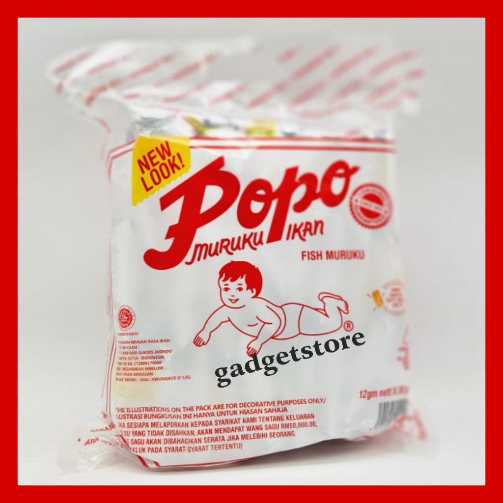 Popo muruku fish contains 30 packets 360g | Shopee Singapore