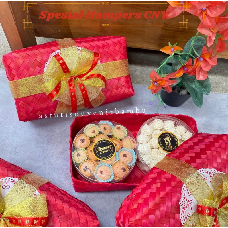 LUNAR MERAH [CNY Hampers Special] Buttonscarves 30x15 Red Color Chinese ...