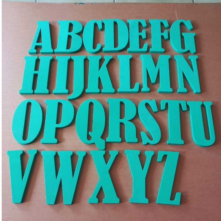 Alphabet Sponge ati Embossed Alphabet a-z Height 5cm eva Material ...