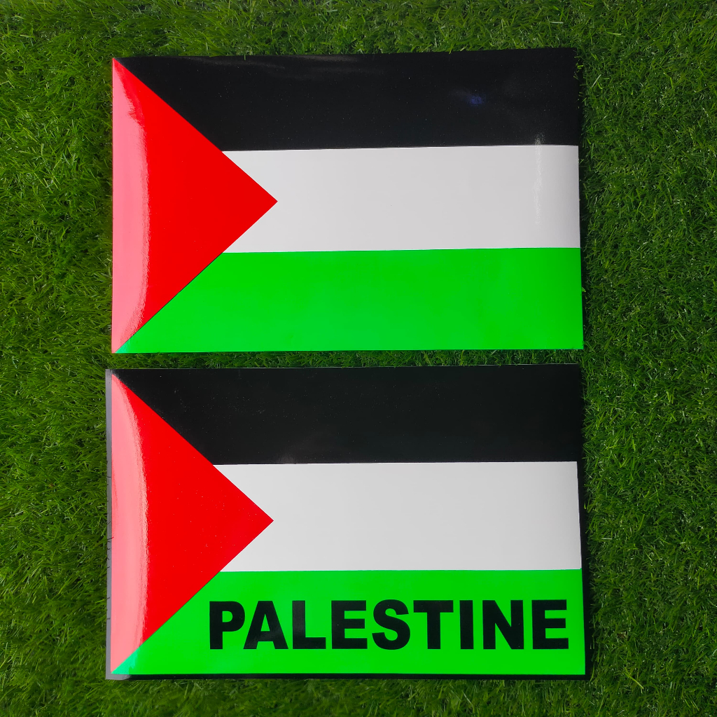 Jumbo Palestinian flag sticker, car window sticker, Palestinian flag ...