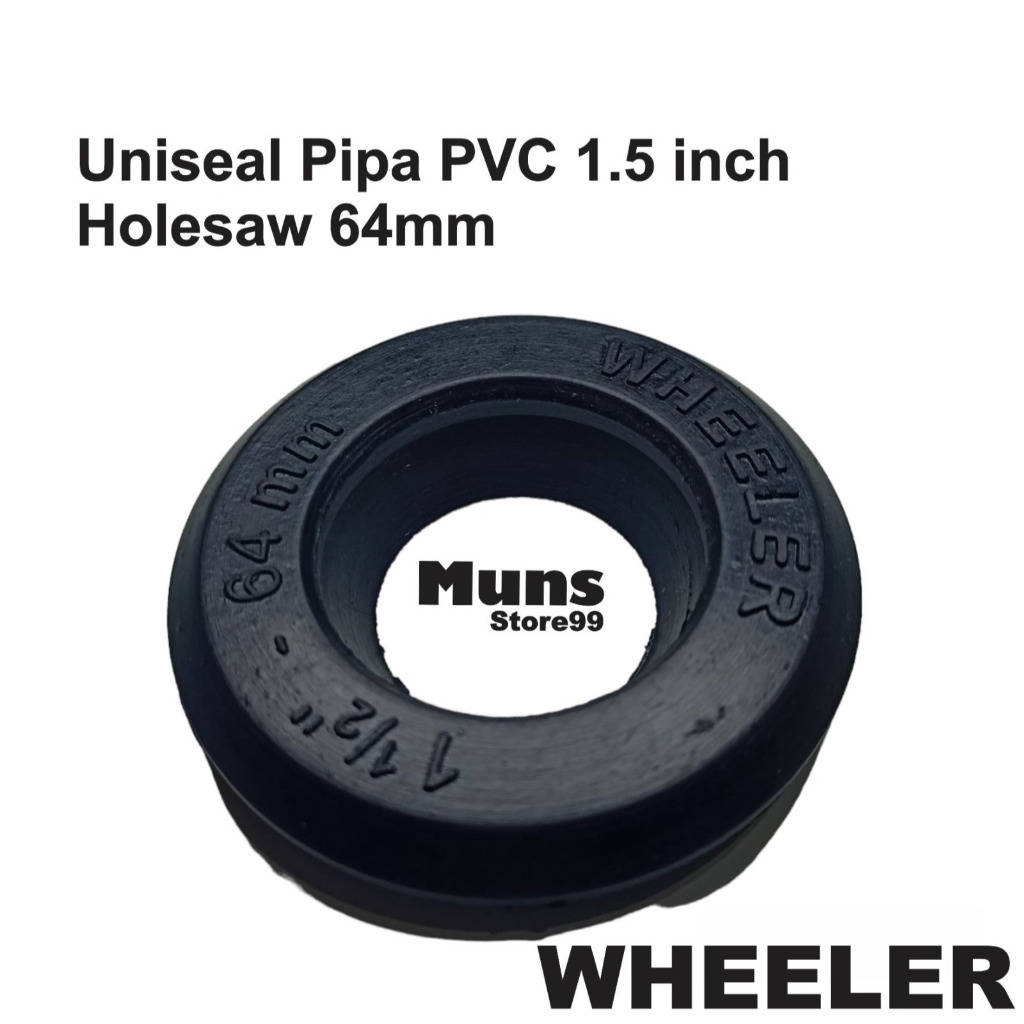 Uniseal Unisil PVC Pipe 1.5 - 2.5 Inch Aquaponic and Hydroponic WHEELER ...