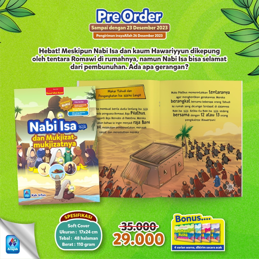 NABI The Prophet Isa And The Miracles Of The Children's Book Of The ...